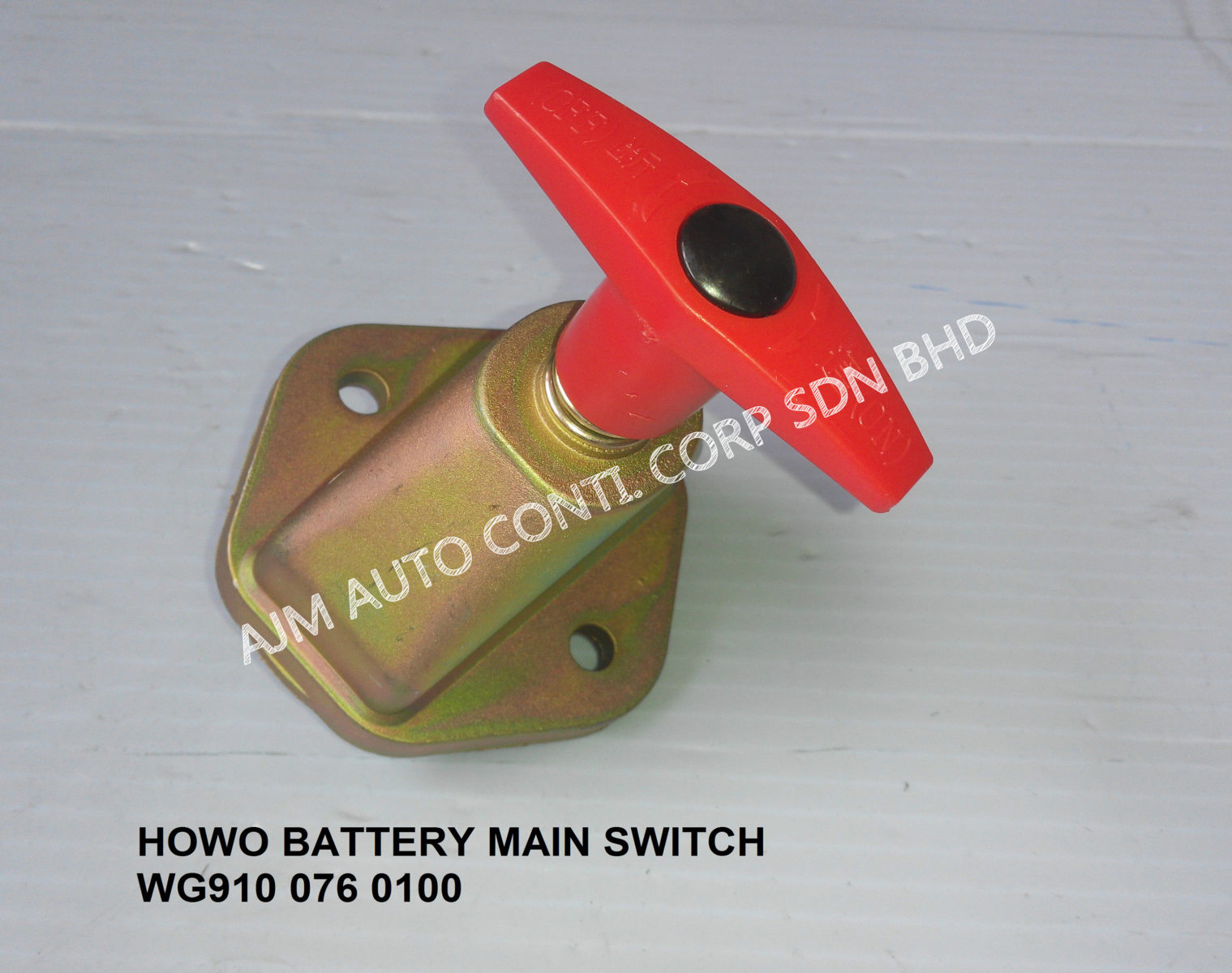 SINOTRUCK HOWO BATTERY MAIN SWITCH-WG9100760100 | AJM AUTO MALAYSIA