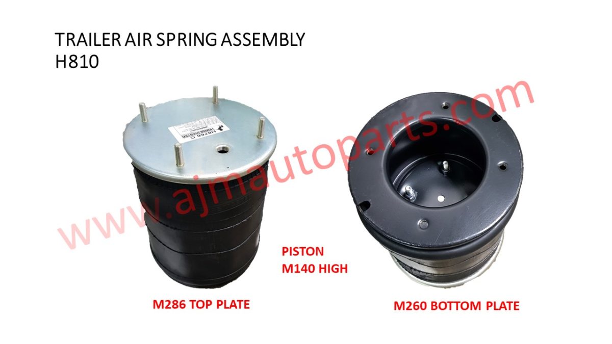 TRAILER ROR AIR SPRING H810 W01M586345/8775BERTOJA 45402002GRANNING ...