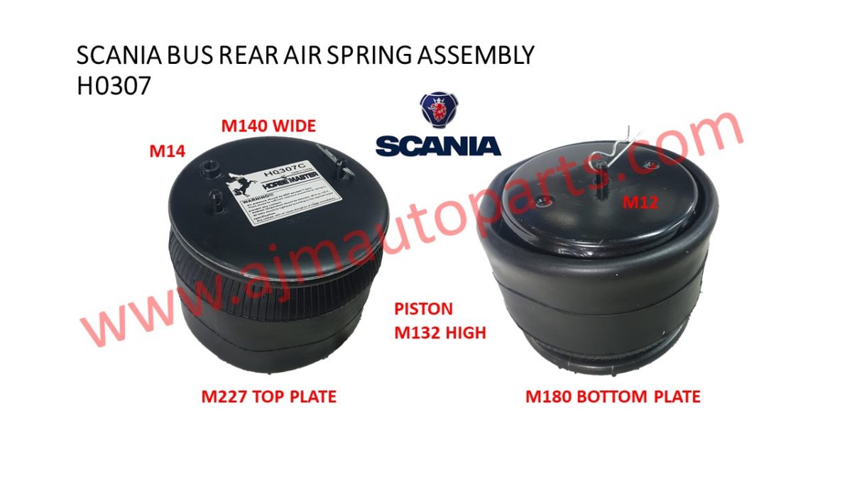 SCANIA P,G,R,T BOGIE AIR SPRING – 1865759 / 1394997 / 1314903 / 786251 ...