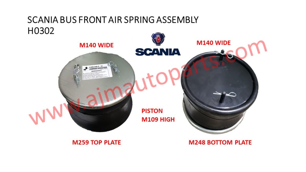 VOLVO FMX / FM4 AIR SPRING COMPLETE ASSEMBLY – H4561-C / 4561 / 784561 ...