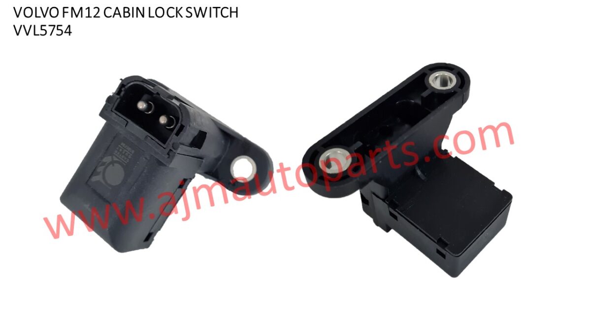 VOLVO FM12 CABIN LOCK SWITCH (BLACK) - 8155754 | AJM AUTO MALAYSIA