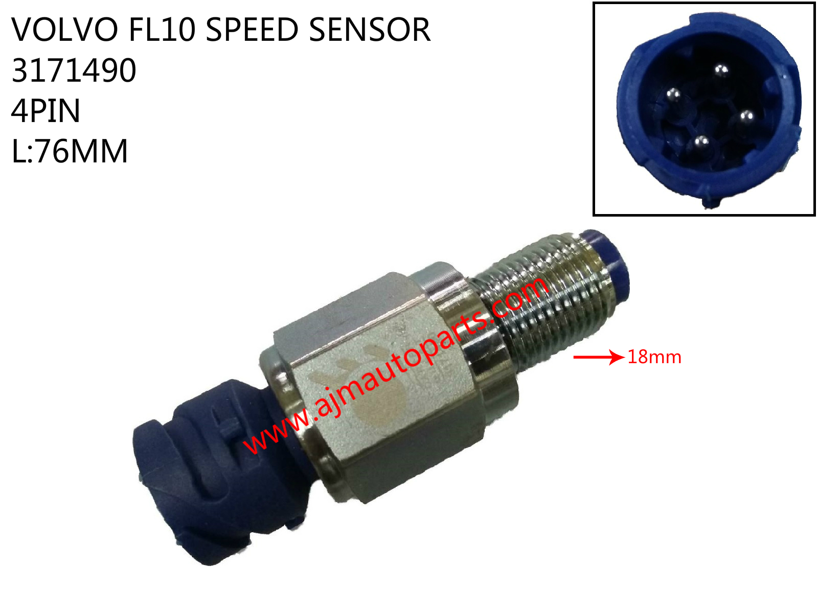 VOLVO FL10 SPEED SENSOR-3171490 | AJM Auto Continental Corp Sdn Bhd A ...