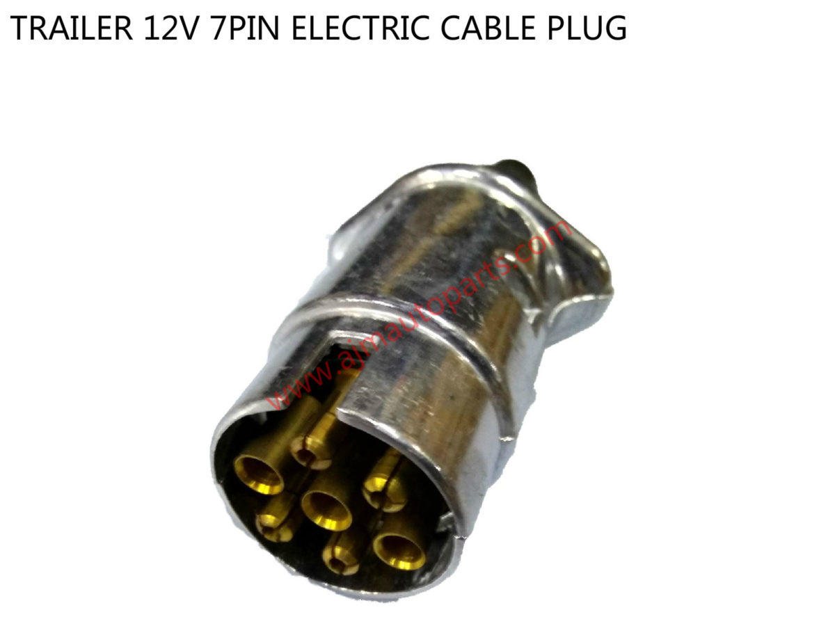 TRAILER 12V 7PIN ELECTRIC CABLE PLUG | AJM AUTO MALAYSIA