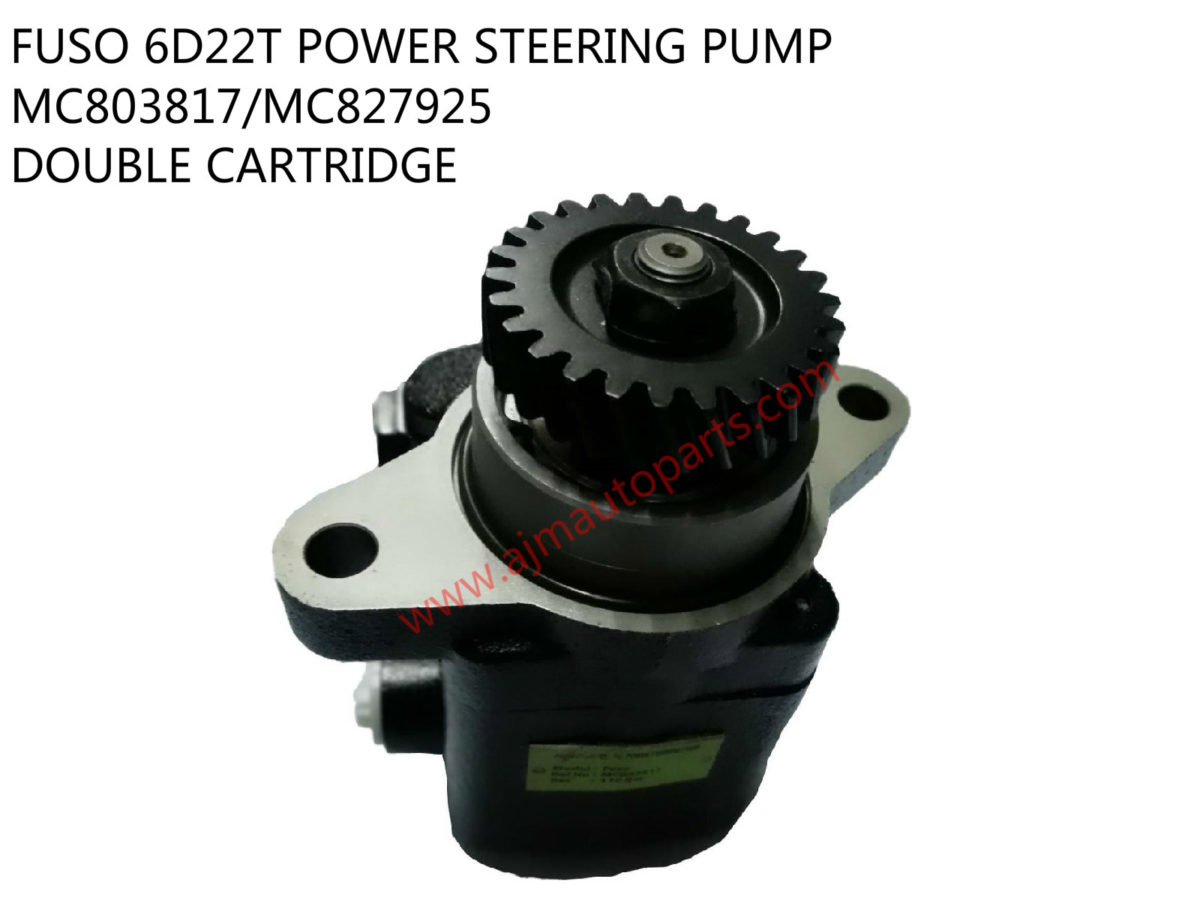 FUSO 6D22T POWER STEERING PUMP DOUBLE CARTRIDGE-MC803817/MC827925 | AJM ...