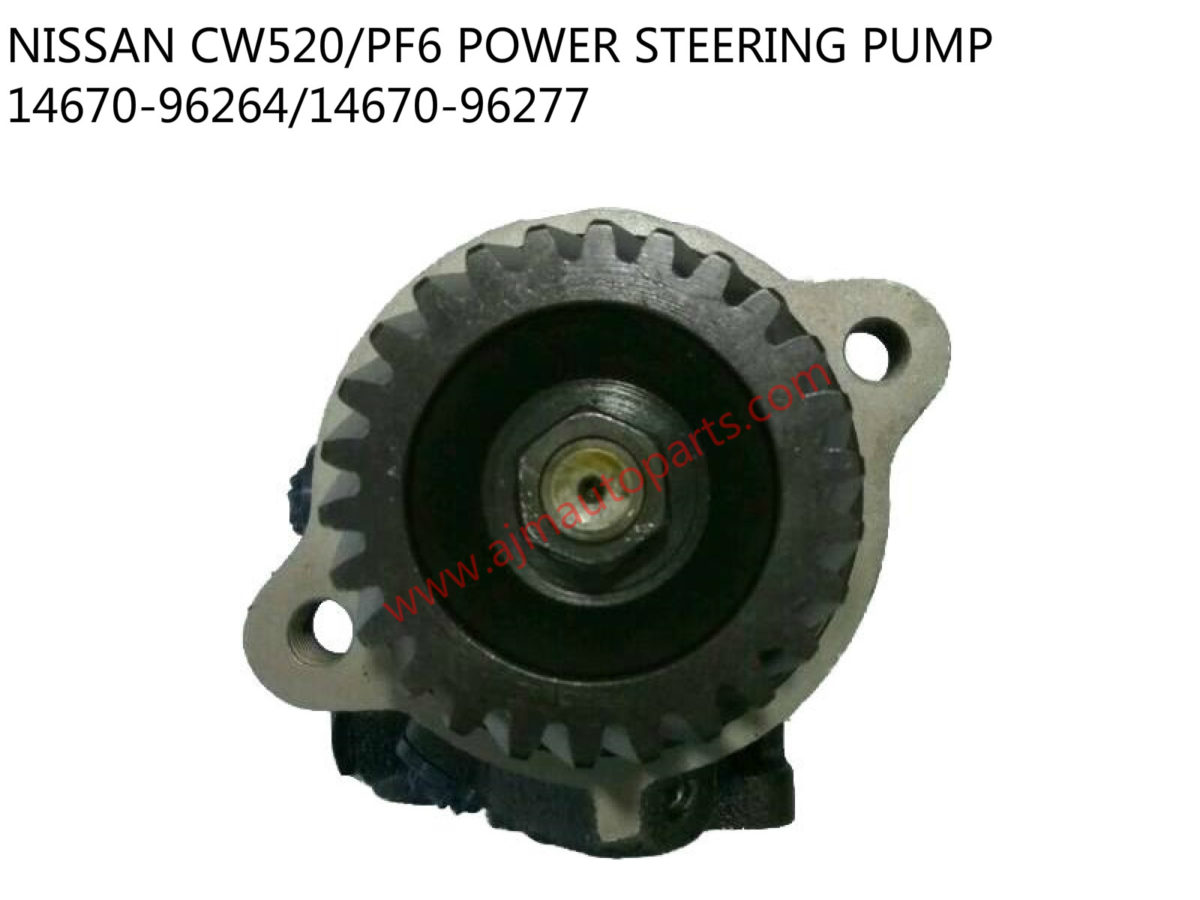 NISSAN CW520/PF6 POWER STEERING PUMP-14670-96264/14670-96277 | AJM AUTO ...