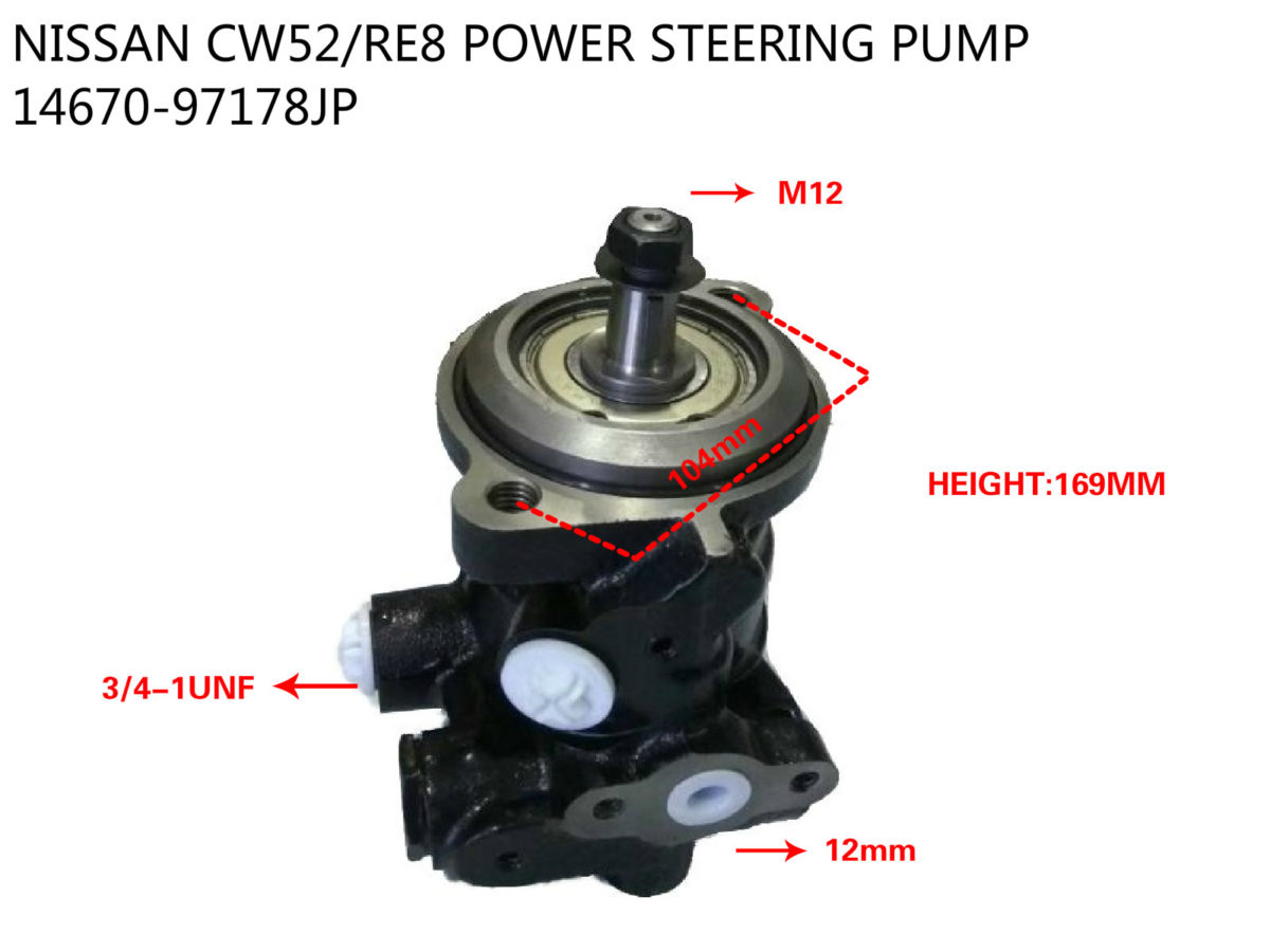 MERCEDES 1625 POWER STEERING PUMP-7684955198 | AJM AUTO MALAYSIA