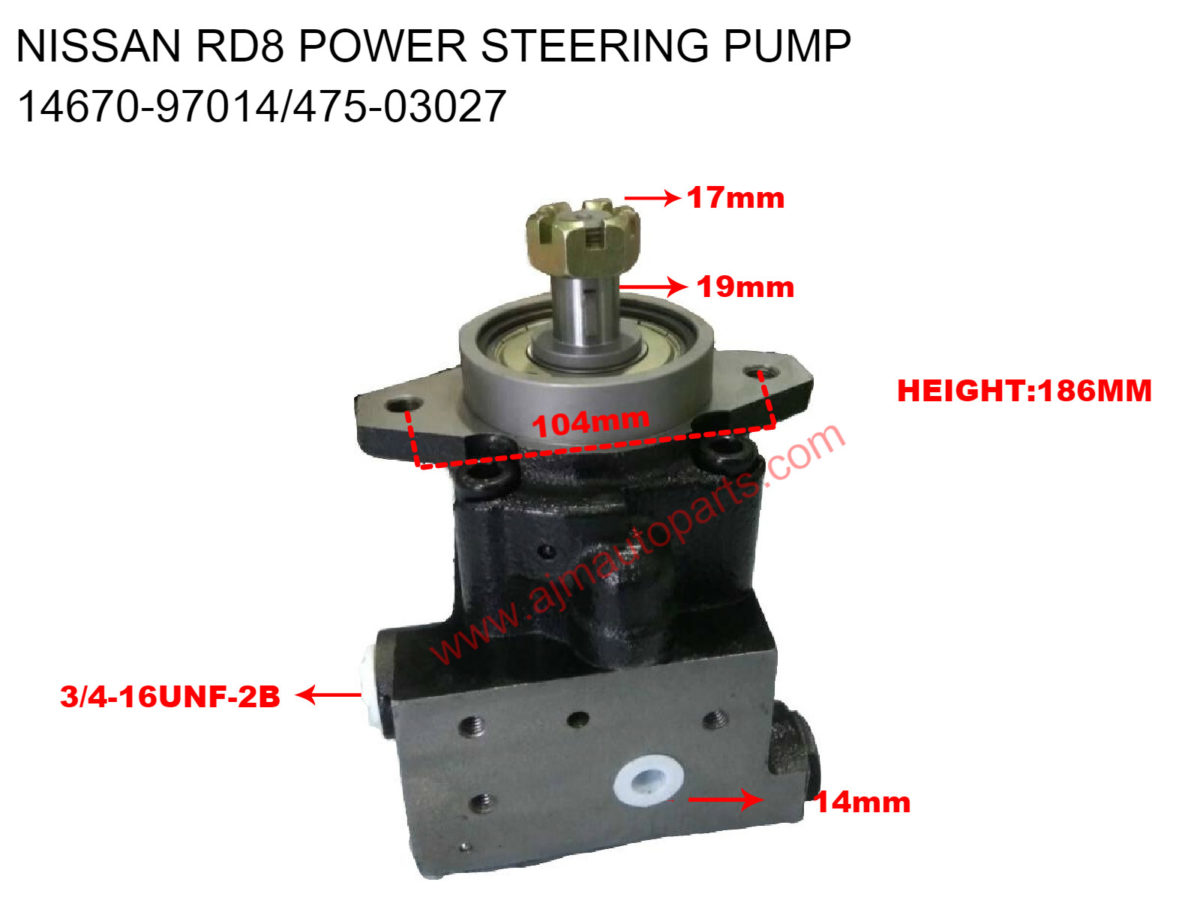MERCEDES 1625 POWER STEERING PUMP-7684955198 | AJM AUTO MALAYSIA