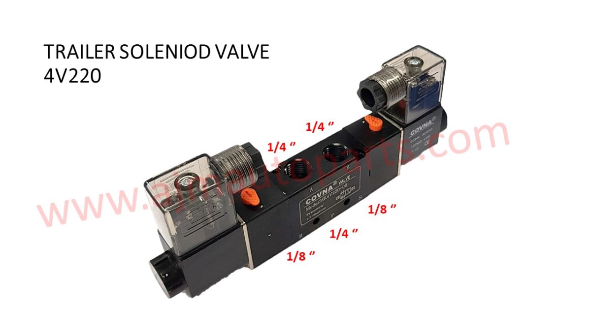 TRAILER SOLENIOD VALVE - 4V220-08 | AJM AUTO MALAYSIA
