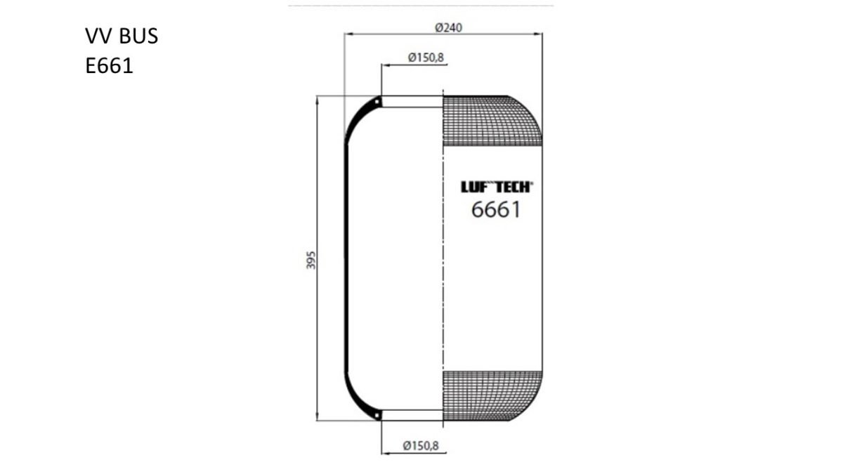 VOLVO BUS ROLL AIR SPRING 661N | AJM AUTO MALAYSIA