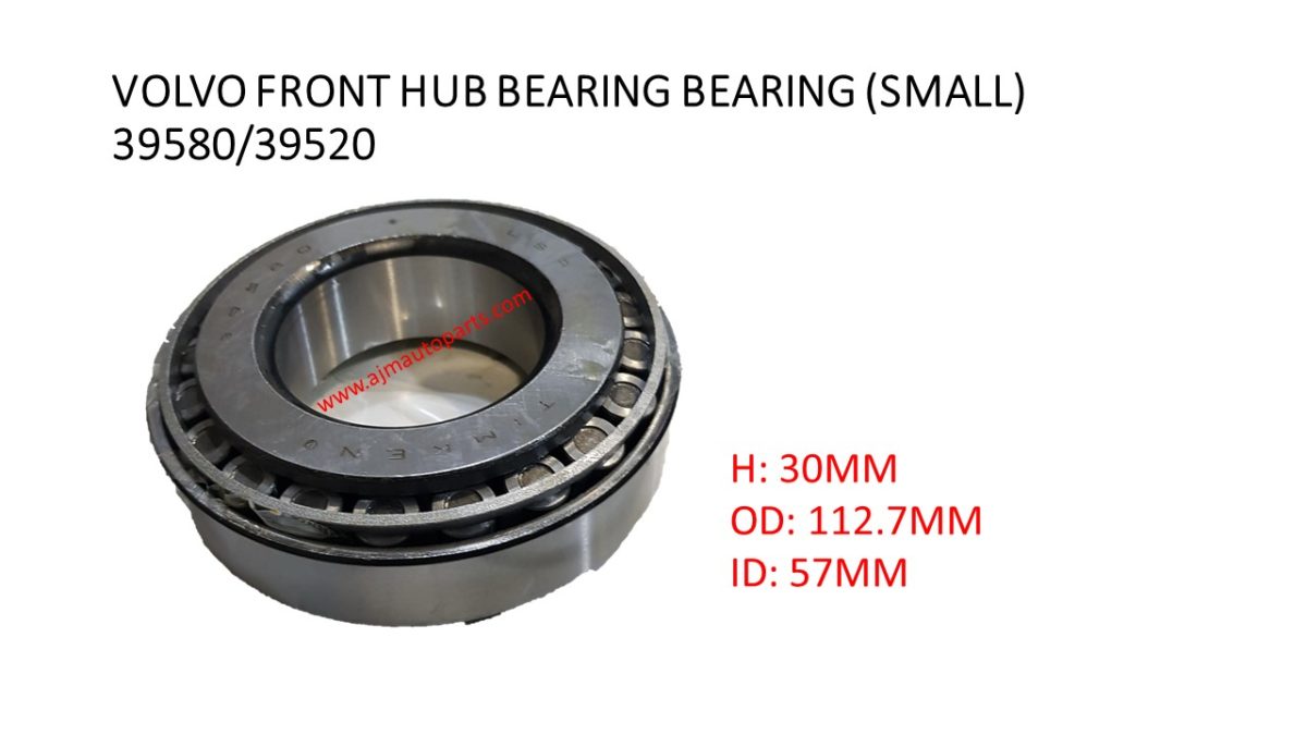 VOLVO FRONT HUB BEARING - 39580 / 39520 | AJM AUTO MALAYSIA