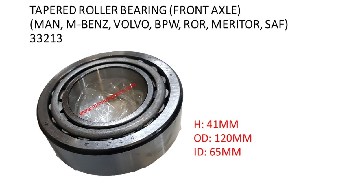 TAPERED ROLLER BEARING - 33213 | AJM AUTO MALAYSIA