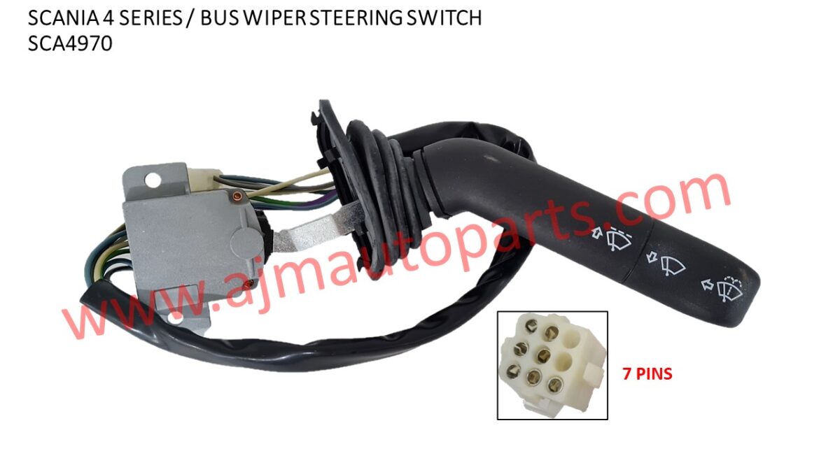SCANIA 4 SERIES BUS STEERING WIPER SWITCH - 1424970 / 1372985 / 1402450 ...
