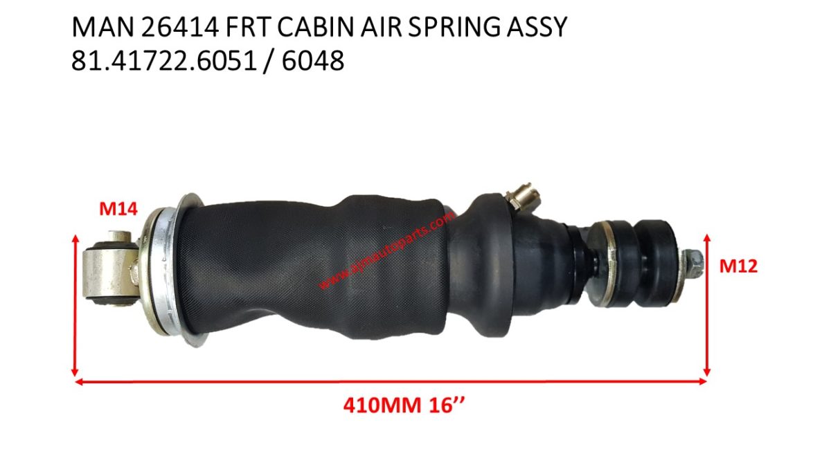 MAN 26414 FRONT CABIN AIR SPRING - 81.41722.6051 / 6048 | AJM AUTO MALAYSIA