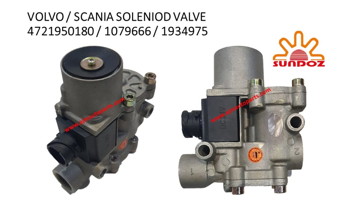 VOLVO / SCANIA SOLENIOD VALVE - 4721950180 / 1079666 / 1934975 | AJM ...