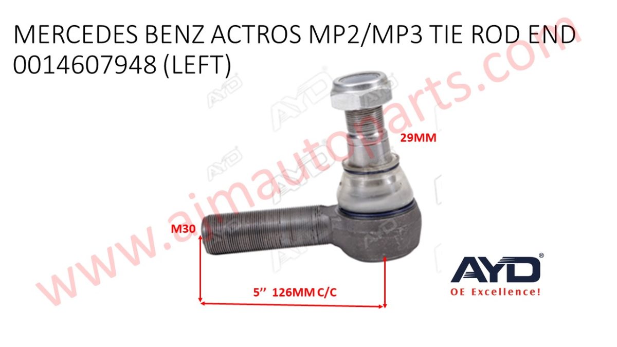 MERCEDES ACTROS TIE ROD END (LH) – 0014607948 | AJM AUTO MALAYSIA