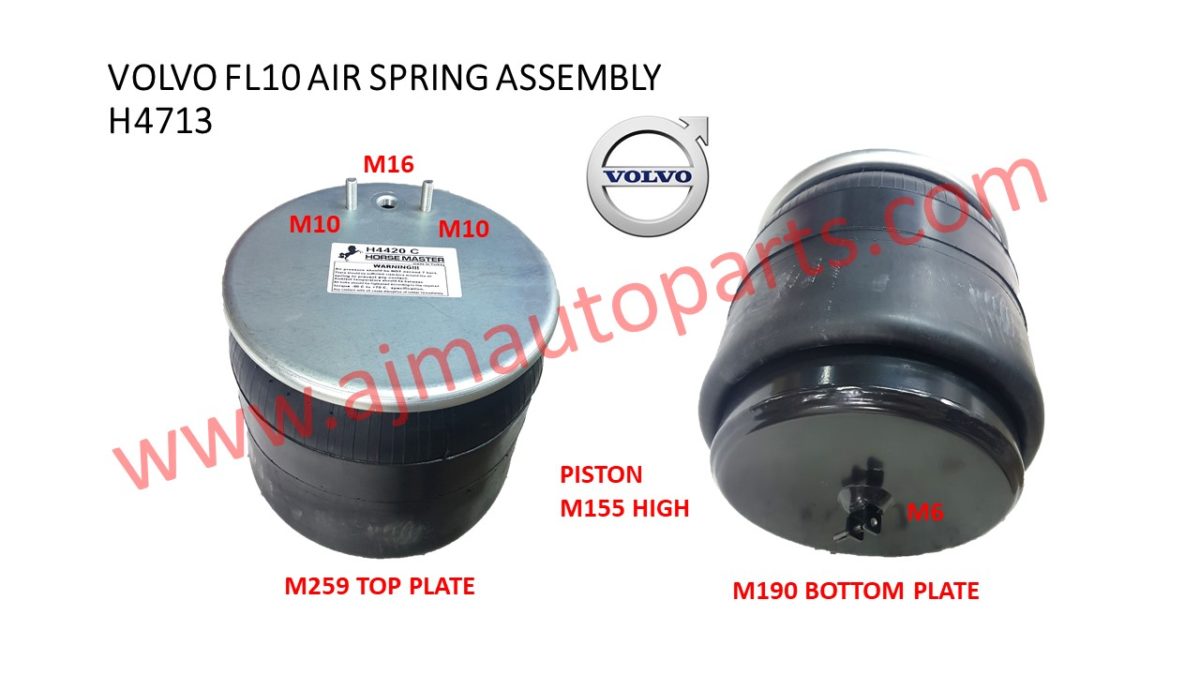VOLVO FL10 AIR SPRING ASSEMBLY – 1076594 / 20554755 / W01 M58 9706 ...