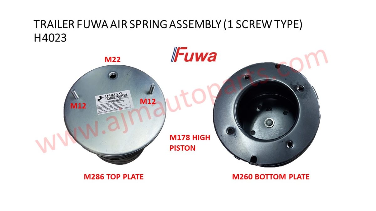 TRAILER FUWA AIR SPRING ASSEMBLY (ADJUSTABLE) – H4023 / 784023-3C ...