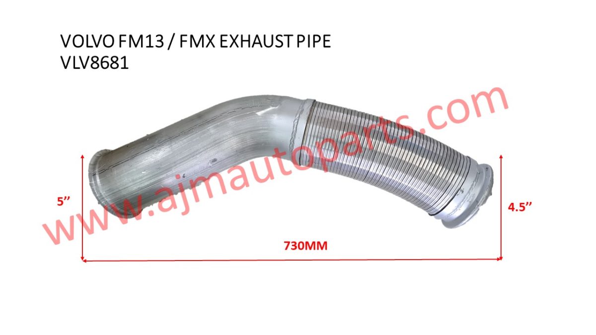 VOLVO FM4 / FMX EXHAUST PIPE – 21718681 | AJM AUTO MALAYSIA