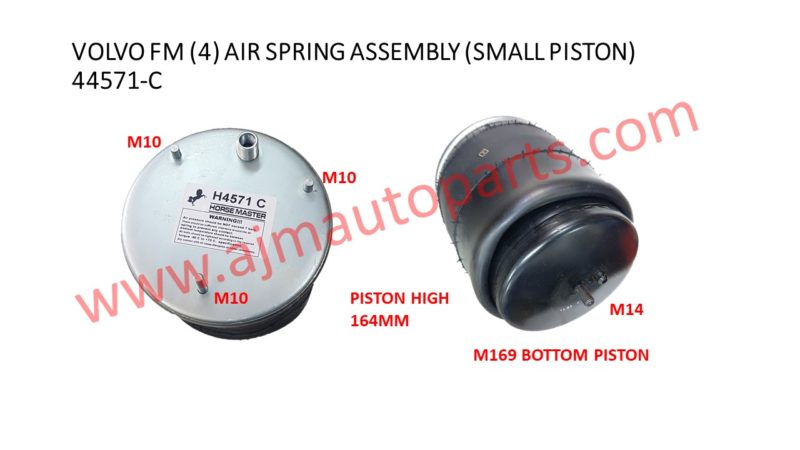 VOLVO FMX / FM4 AIR SPRING COMPLETE ASSEMBLY – H4571-C / 4571 / 784571 ...