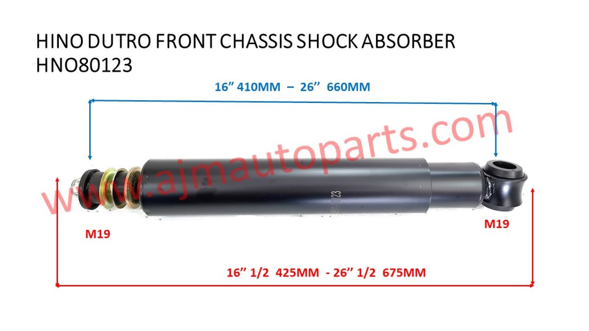 HINO DUTRO FRONT CHASSIS SHOCK ABSORBER – 48511-80123 / 48511-80095 ...