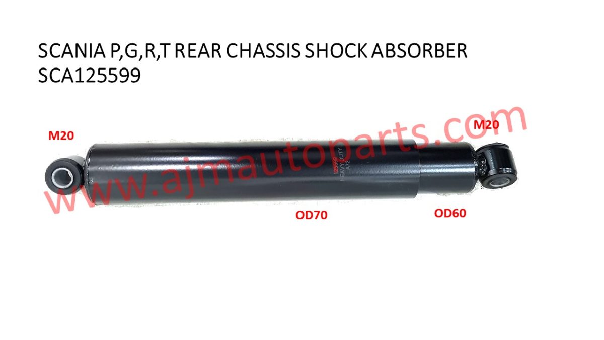SCANIA P,G,R,T REAR CHASSIS SHOCK ABSORBER- 1397523 / 125599 / 1519631 ...