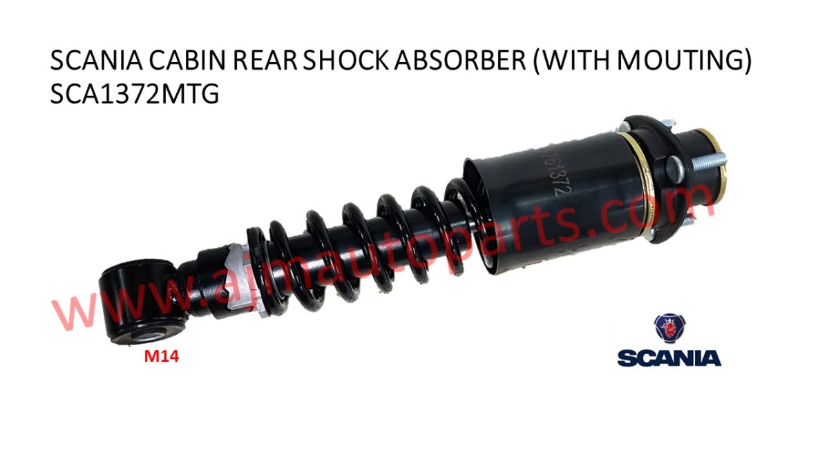 SCANIA R-SERIES REAR CABIN ABSORBER COMPLETE ASSEMBLY WITH MOUNTING ...