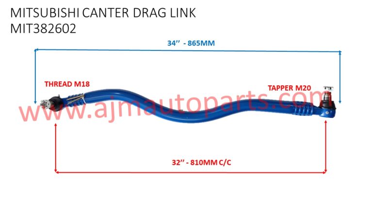 MITSUBISHI CANTER FE83 FE85 DRAG LINK – MK382602 | AJM AUTO MALAYSIA