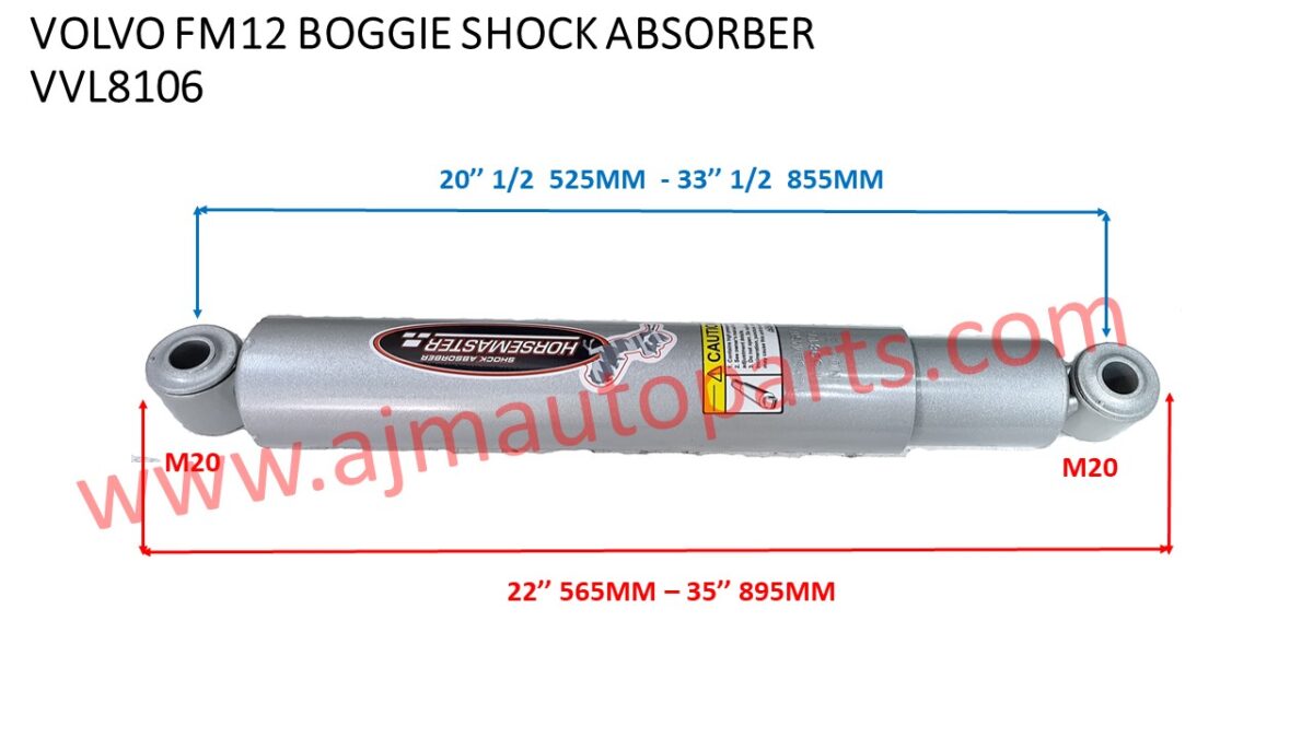VOLVO FM10 / FM12 BOGIE CHASSIS SHOCK ABSORBER - 1598106 | AJM AUTO ...