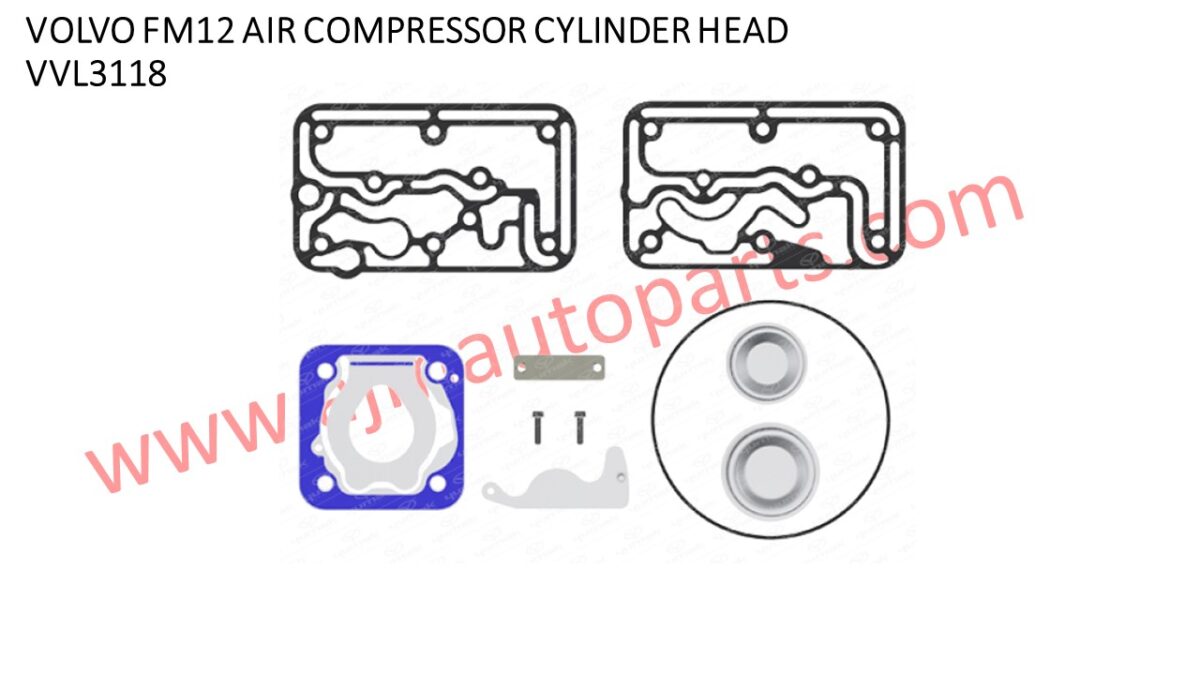 VOLVO FM11 FM9 FMX AIR COMPRESSOR REPAIR KIT – 85104248 / 20451727 ...